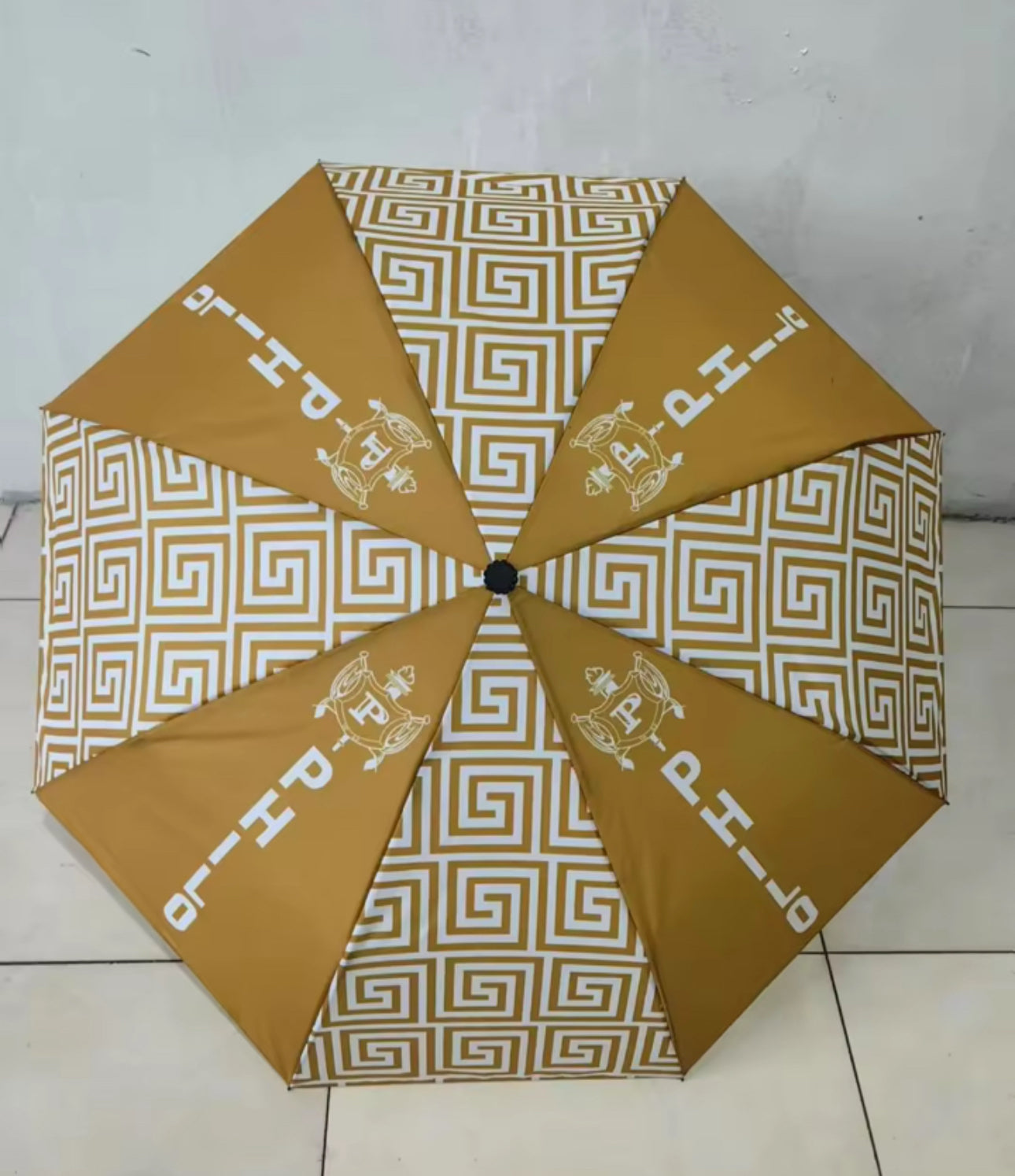 Philo Greek Key Umbrella – Ruiz Custom Wears